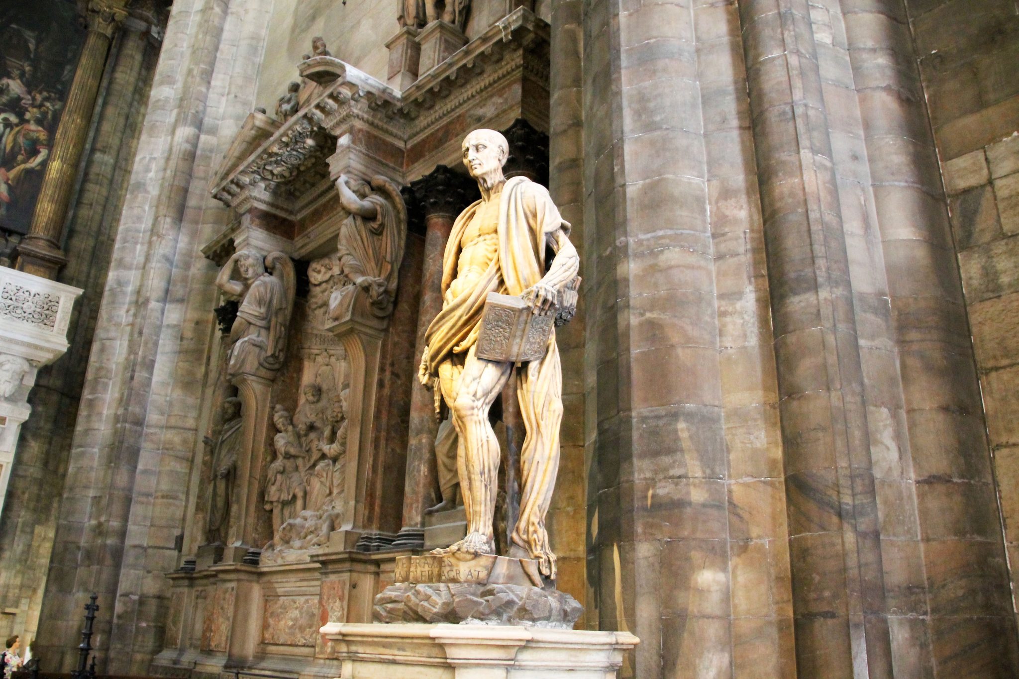 Flayed St Bartholomew by Marco d'Agrate: the statue under restoration ...